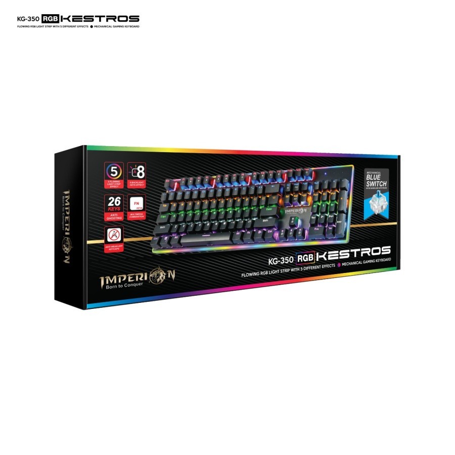 Jual Keyboard Imperion Ketros KG-350 Mechanical RGB | Shopee Indonesia