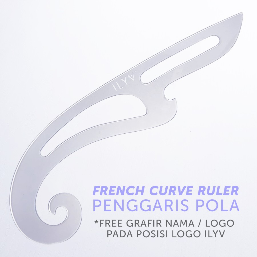 Jual Penggaris Pola Jahit / Pola Baju Lengkung / French Curve Ruler ...