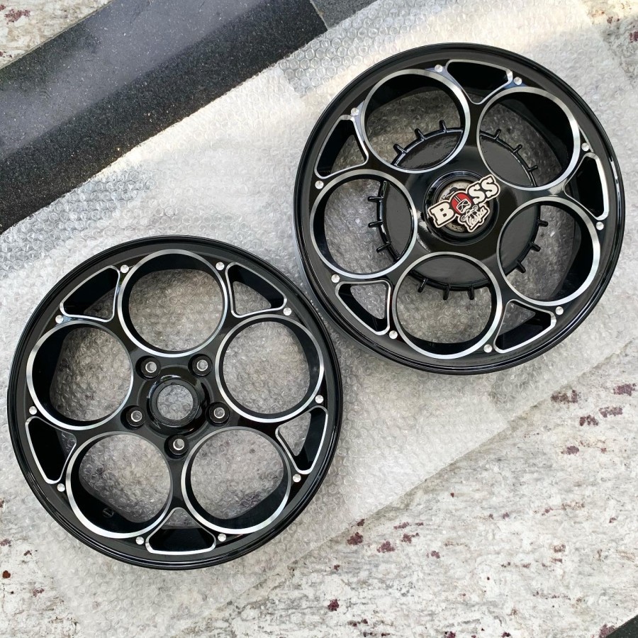 Jual Velg Model Marus W125 Black Front & Rear Vespa Sprint Primavera S ...