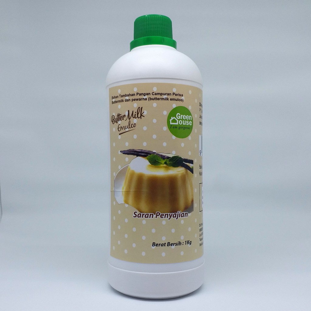 Jual Butter Milk Emulco 1kg - Green House | Shopee Indonesia