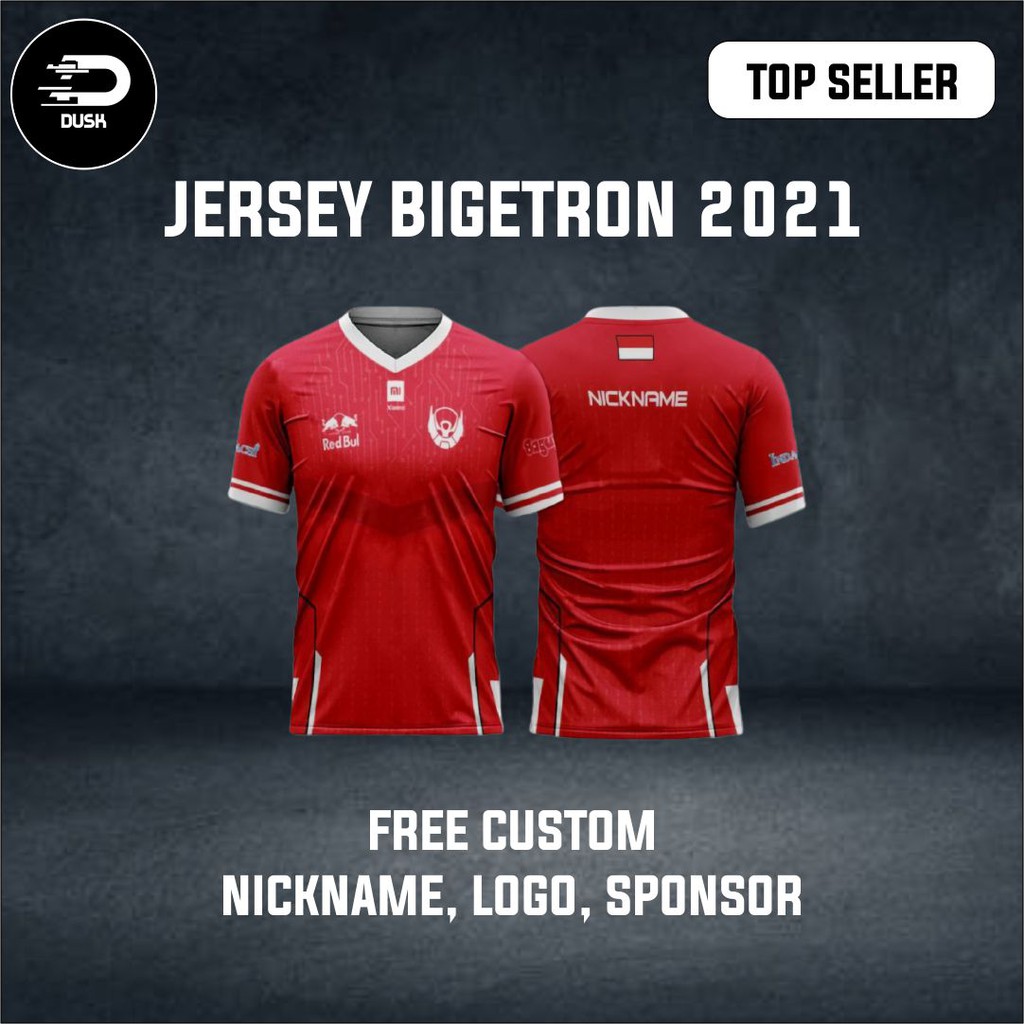 Jual JERSEY HOME BIGETRON ESPORT TERBARU 2021 FREE NICKNAME , LOGO ...