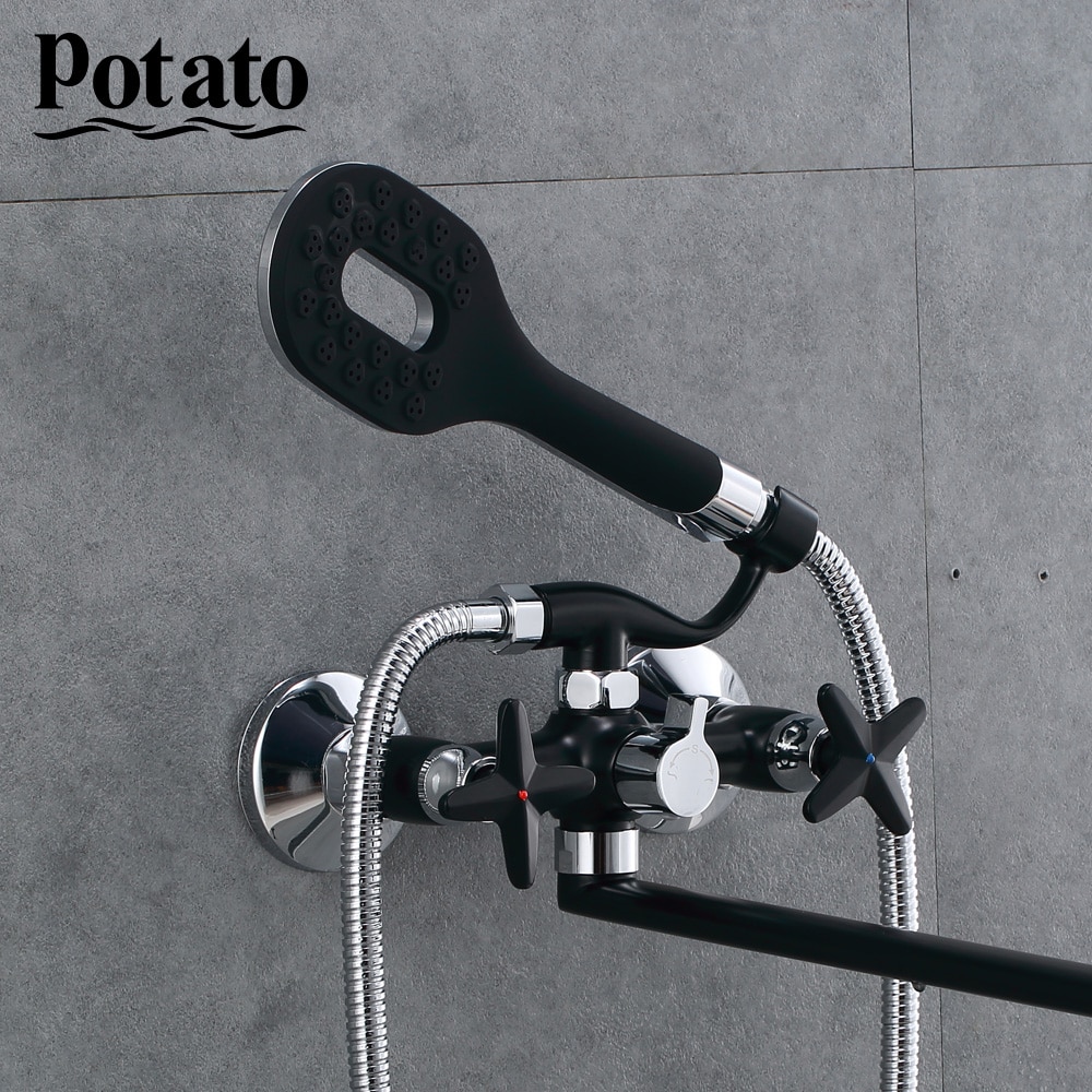 Jual Shower Kamar Mandi Potato Faucets Set Head Bathroom Dual Control ...