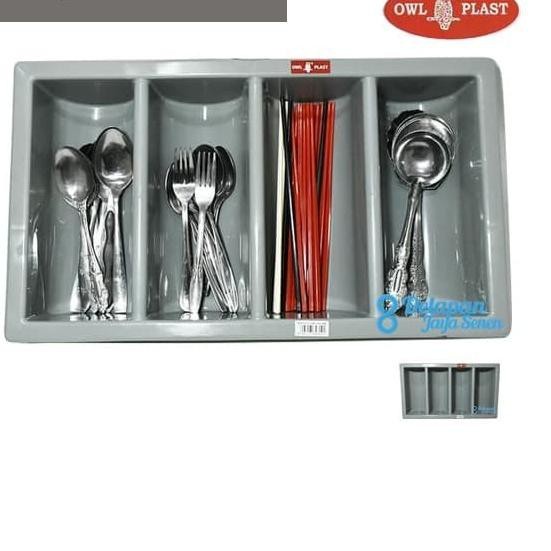 Jual Tempat Penyimpanan Peralatan Makan Rak Sendok Garpu Sumpit Sedotan ...