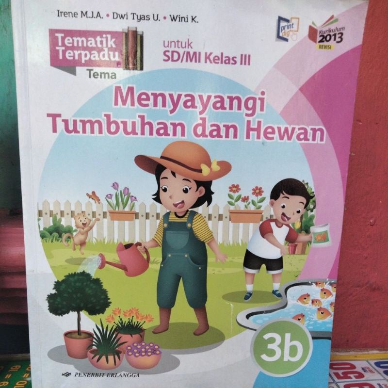 Jual TEMATIK TERPADU 3b UNTUK SD/MI KELAS III K13 REVISI | Shopee Indonesia