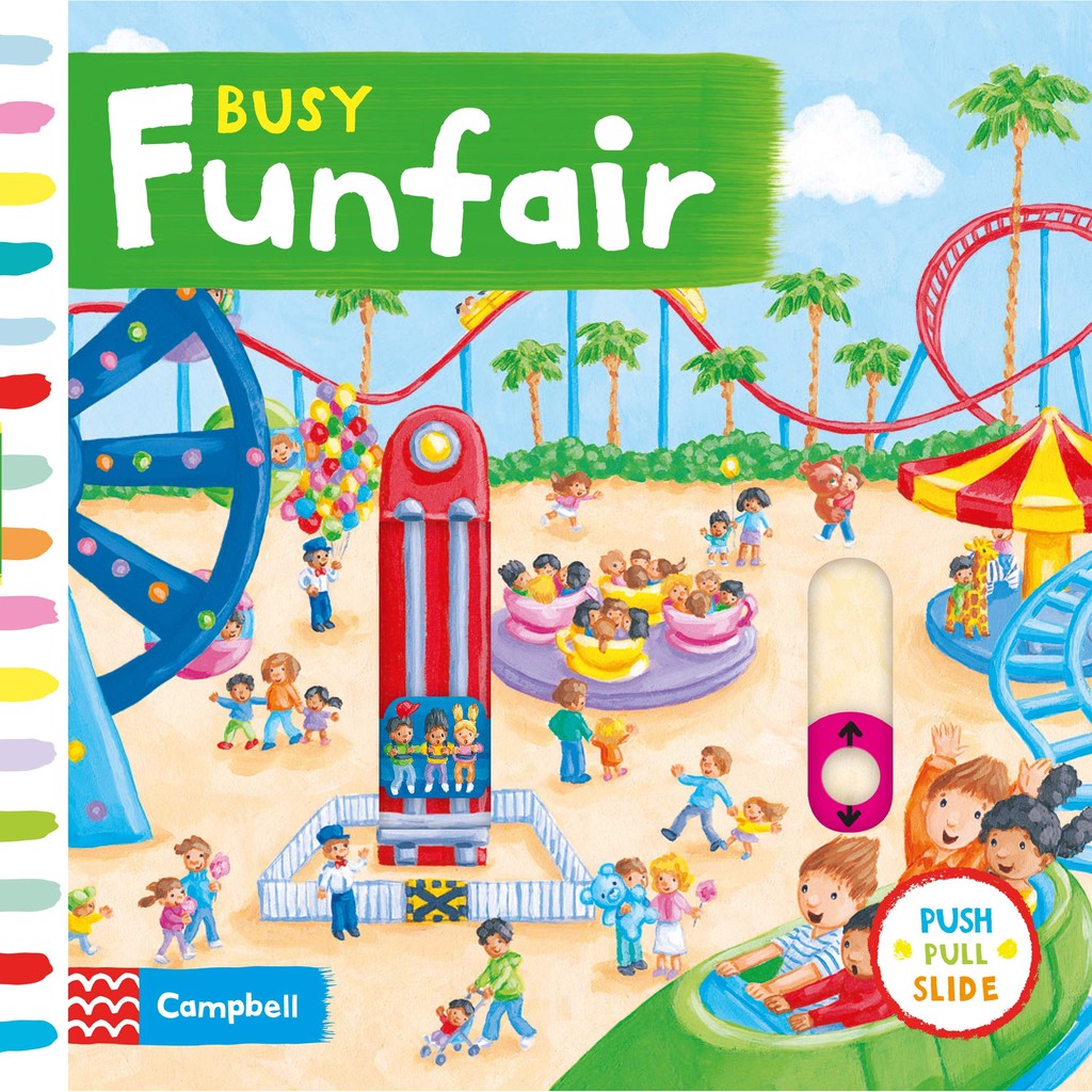 Jual Campbell - Push Pull Slide: Busy Funfair | Shopee Indonesia