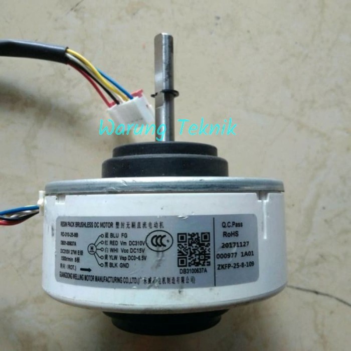 Jual DINAMO MOTOR FAN AC SAMSUNG DC 310V TRIANGLE SEGITIGA 5 KABEL ORIGINAL | Shopee Indonesia