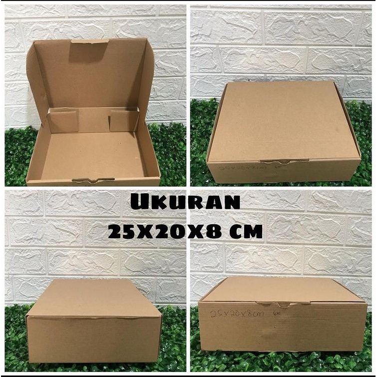 Jual box coklat gift hampers 25x20x8 cm / box baju / makanan karton box ...