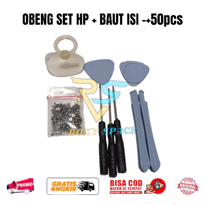 Jual OBENG SET REPARASI + BAUT HANDPHONE (+) | OBENG PLUS + HP BAUT MINI HP | Shopee Indonesia