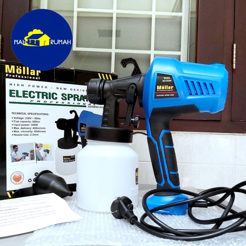 Jual Electric Spray Gun Paint - MOLLAR ESG300 ESG-300 / Mesin Cat ...