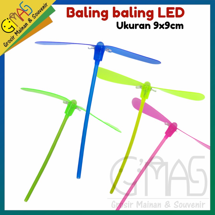 Jual Baling baling LED kincir lampu LED mainan baling lampu mainan ...