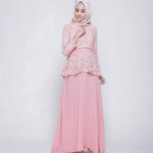 Jual Raya Dress by GEULIS.ID (Ready Stock S Palepink & Avocado ...