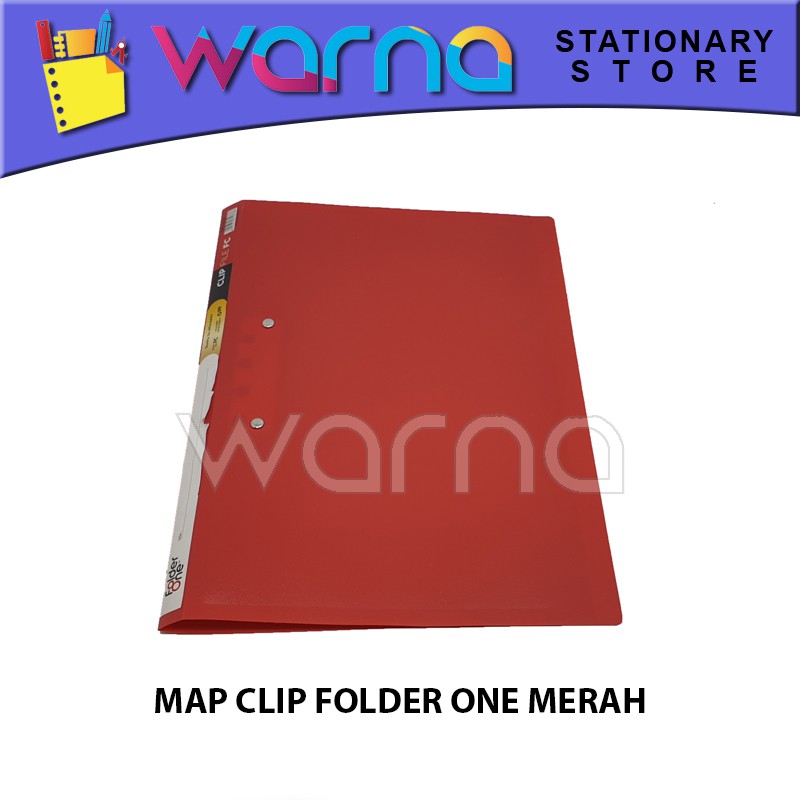 Jual MAP CLIP FILE/MAP JEPIT FOLDER ONE | Shopee Indonesia