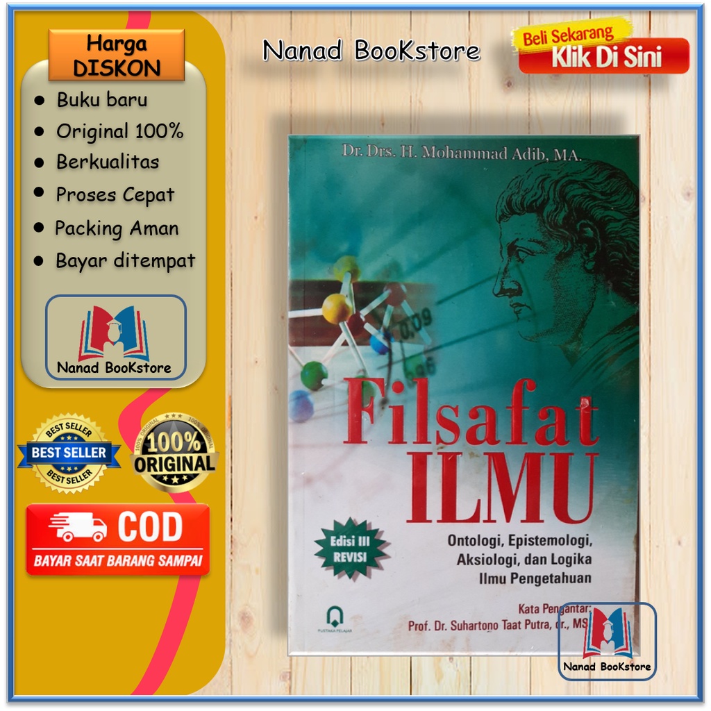 Jual Filsafat Ilmu Ontologi epistemologi Aksiologi dan Logika Ilmu ...