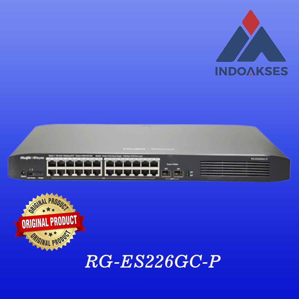 Jual Ruijie Reyee RG-ES226GC-P Series Cloud Managed POE Switches Easy ...