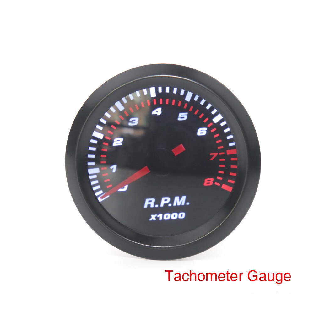 Jual PREORDER Vjoycar 2" 52mm RPM Meter LED Car Auto Tachometer Gauge ...