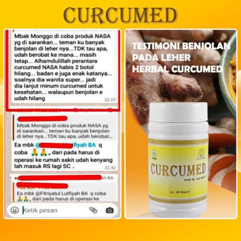 Jual CURCUMA Nasa Original CURCUMED CURCUM OBAT HERBAL PENCEGAHAN ...