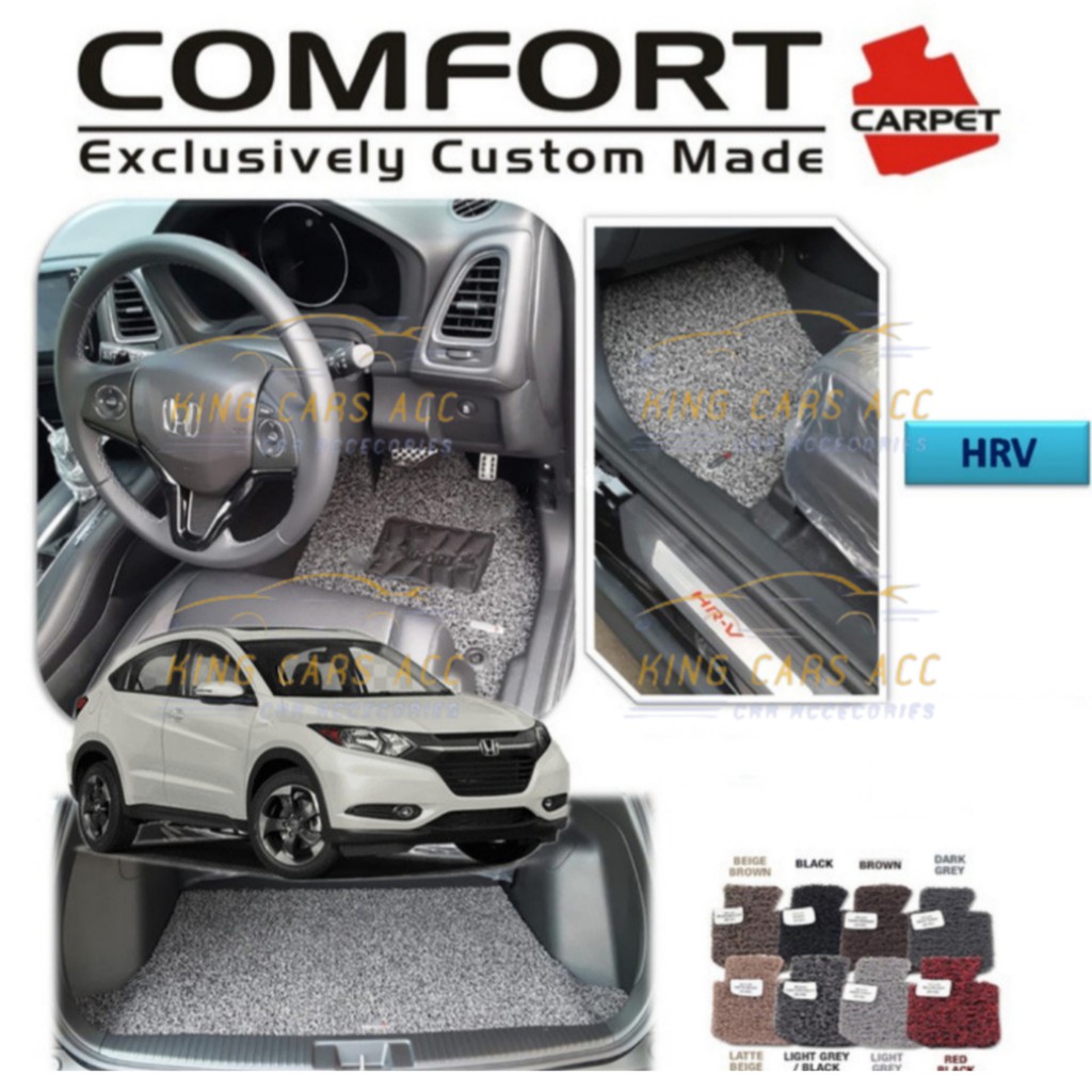 Jual Karpet Comfort Deluxe HRV full bagasi, Original Comfort | Shopee ...