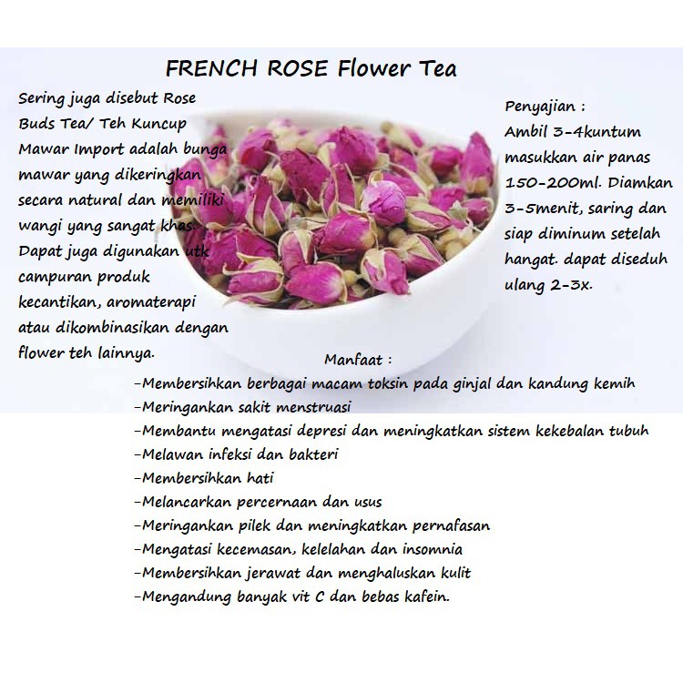 Jual FLOWER TEA / TEH BUNGA Sachet MIN 5 SACHET Lavender Telang ...