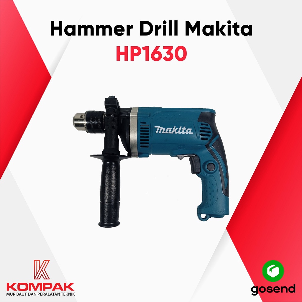 Jual MAKITA Mesin Bor Impact Drill - HP1630 16mm | Shopee Indonesia