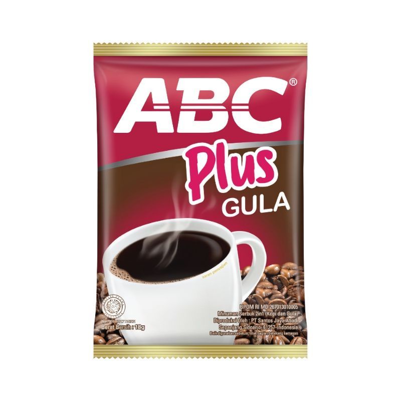 Jual Kopi ABC Plus Gula 18gr | Shopee Indonesia