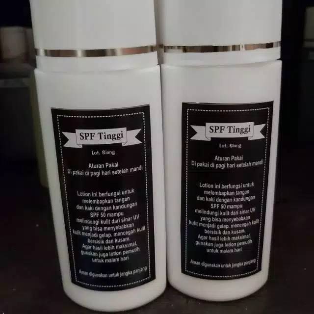 Jual HB WHITENING PAGI SPF50/LOTION SIANG SPF TINGGI | Shopee Indonesia