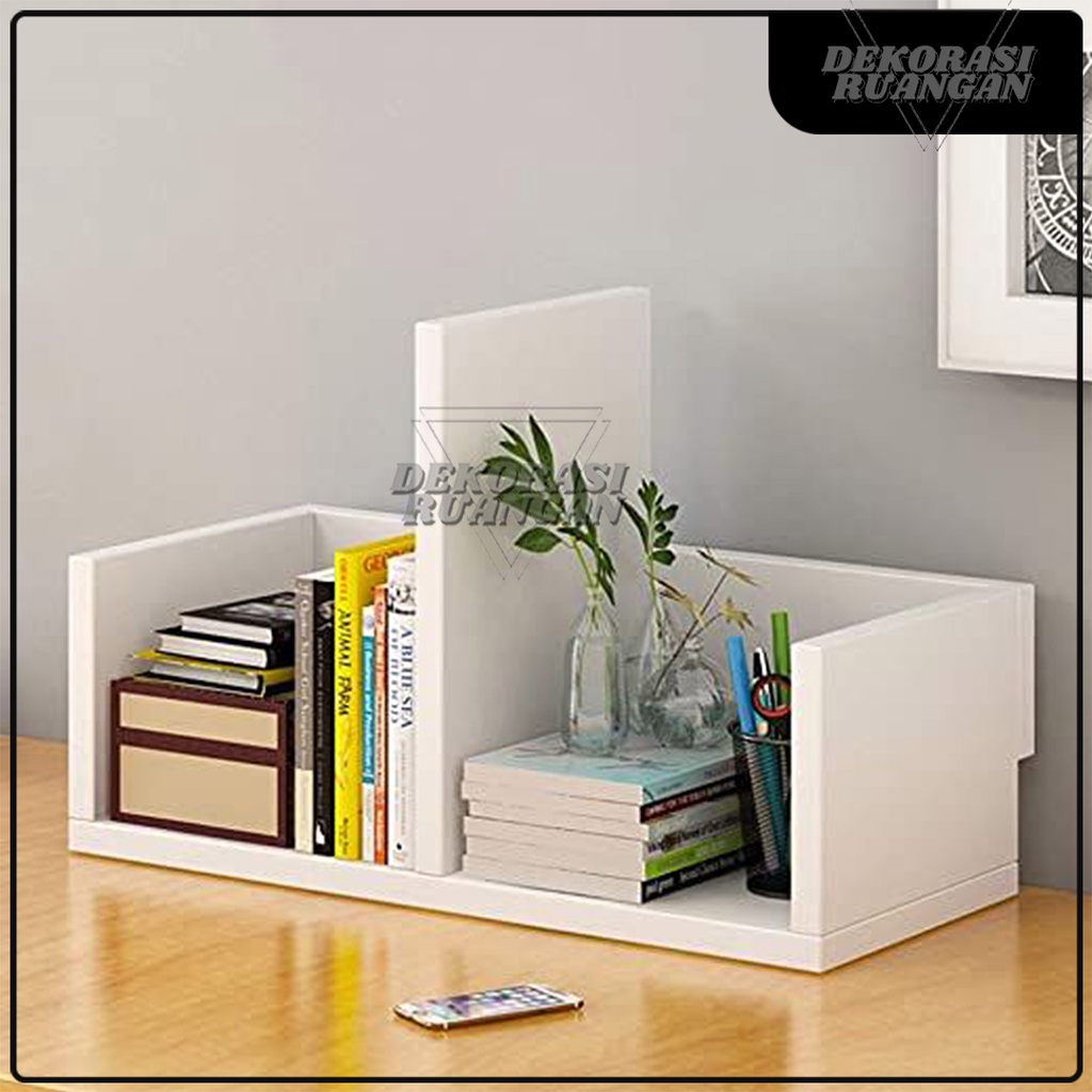 Jual Rak Buku Portable Kayu Kuat Kokoh Kotak Buku Mini Rak Serbaguna ...