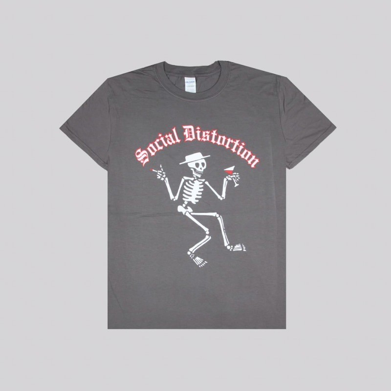 Jual TS SOCIAL DISTORTION - SKELLY LOGO (ROCK MERCH) | Shopee Indonesia