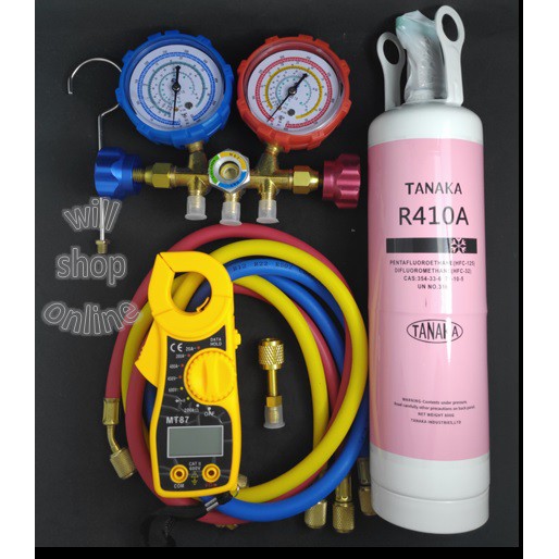 Jual PAKET ALAT PENGISIAN GAS PENDINGIN ISI PREON AC RUMAH R410A DOUBLE ...