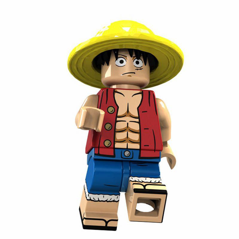 Jual Mainan action figure One Piece Luffy Lego Minifigure one Piece ...