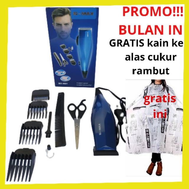 Jual Mesin Alat Cukur Rambut Listrik Hair Clipper eLektrik Potong ...