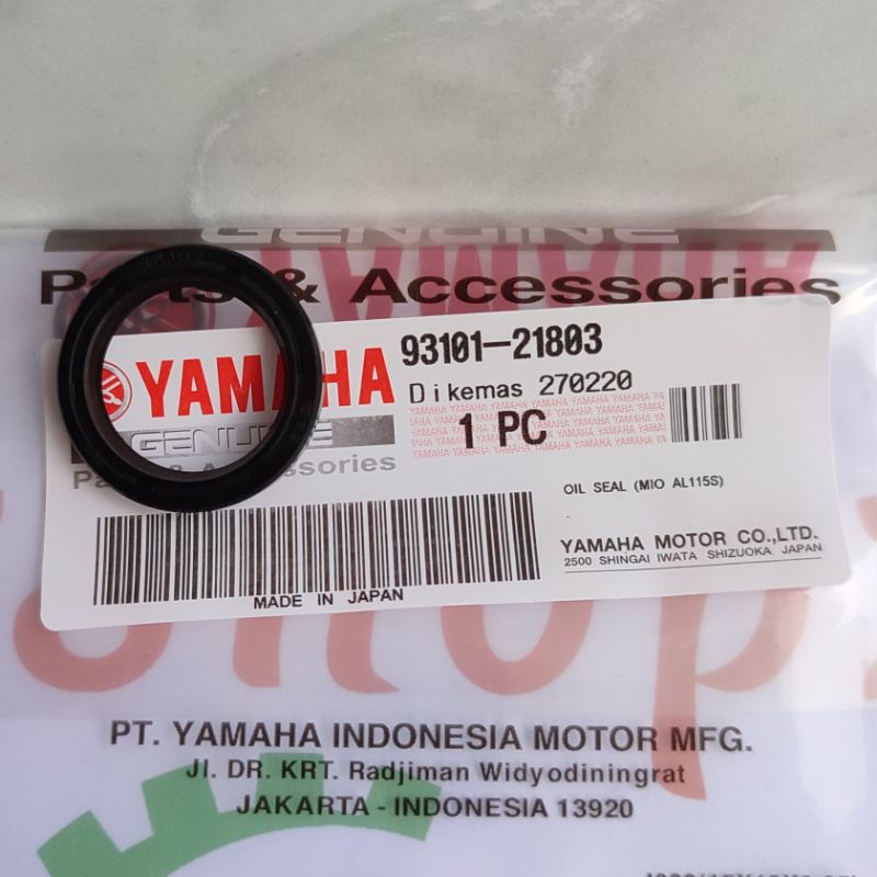 Jual Seal sil rumah roller Mio soul sporty Nouvo Z lele Fino old ori ...