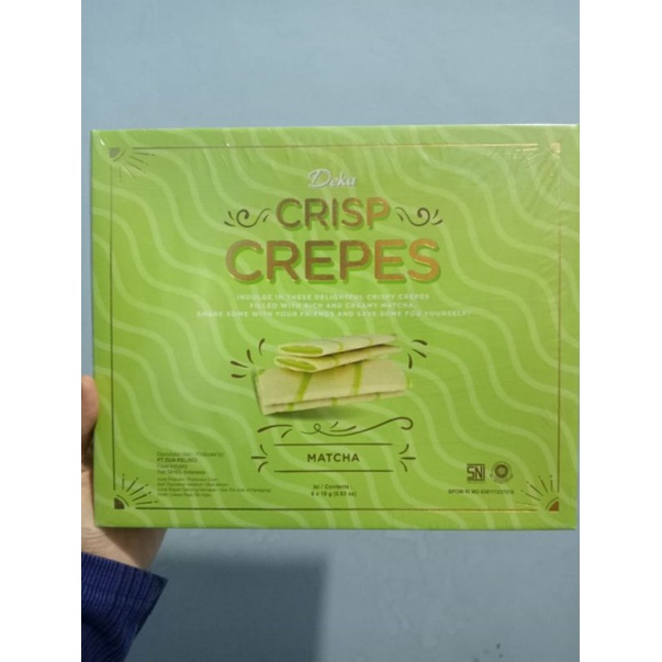 Jual Deka Crisp Crepes wafer parcel paket lebaran 8 x 16gr | Shopee ...
