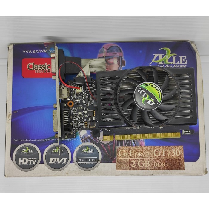 Jual Vga Axle GT 730 2gb DDR3 64bit GT730 Nvidia Geforce | Shopee Indonesia