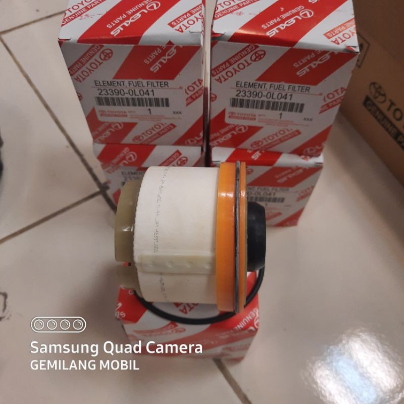 Jual fuel filter solar toyota innova fortuner hilux 23390-OL041 ...