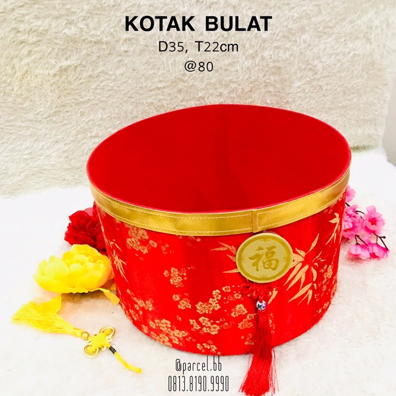 Jual kotak bulat / box imlek | Shopee Indonesia