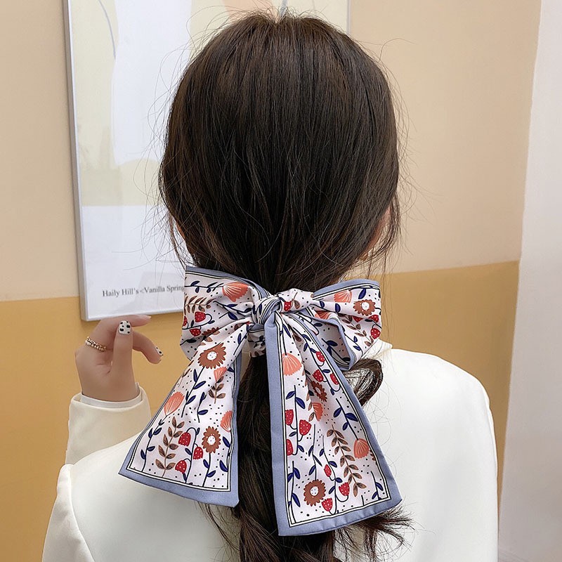 Jual Mini Scarf/ Scarf Leher / Scarf Tas Bahan Silk Immitation Gaya ...