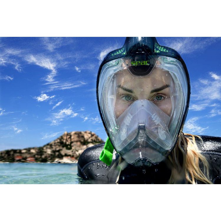 Jual Full Face Snorkeling Seac Libera | Shopee Indonesia