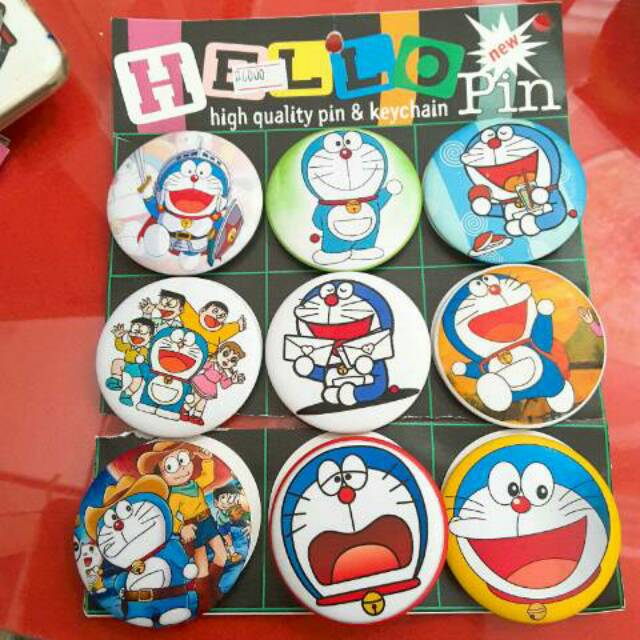 Jual Pin doraemon / bross doraemon | Shopee Indonesia