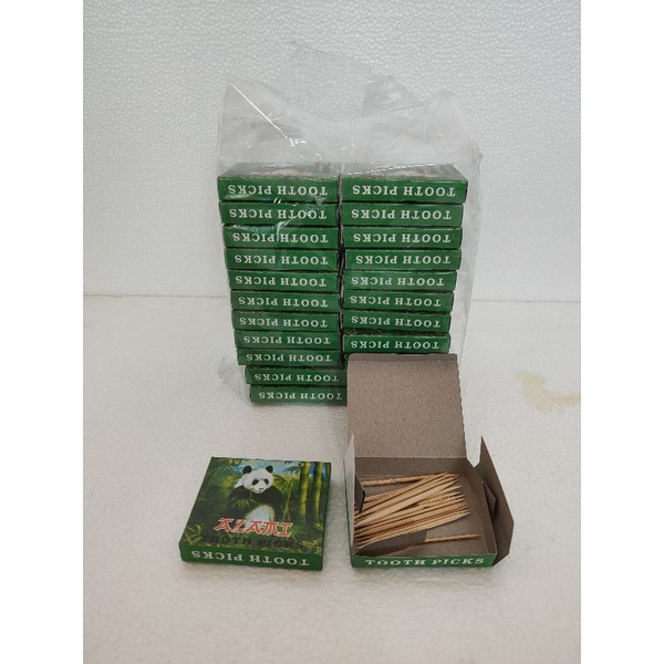 Jual Tusuk gigi Panda Alami isi 24 pack | Shopee Indonesia