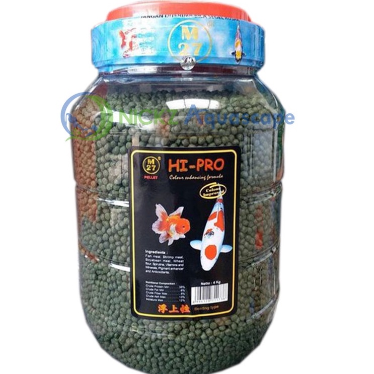 Jual MAKANAN IKAN HI PRO 1 KG / PELET IKAN / PAKAN IKAN AQUARIUM KOLAM ...