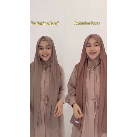 Jual Pashmina curve | Pashmina malaysia | Shopee Indonesia