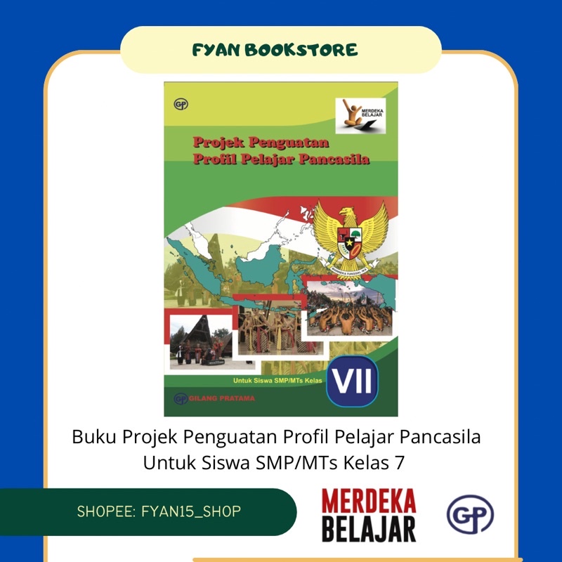 Jual Fyan Book Store: Buku Projek Penguatan Profil Pelajar Pancasila untuk Siswa SMP/MTs Kelas 7 ...