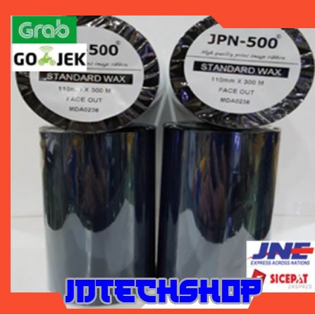 Jual RIBBON Barcode JPN-500 110 mm x 300m standar wax | Shopee Indonesia