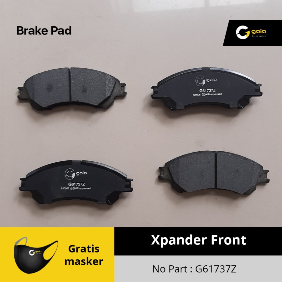 Jual Brake Pad Kampas Rem Xpander Front GAIA GP61737Z | Shopee Indonesia