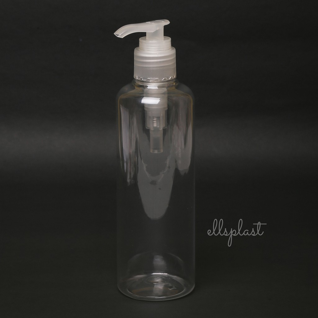 Jual BOTOL PUMP 250 ML / BOTOL PET 250 ML NATURAL TUTUP PUMP NATURAL | Shopee Indonesia