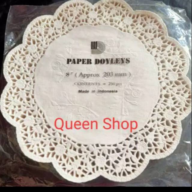 Jual Alas Toples/Alas Bolu Cake/Alas kue/Paper Doyles /Paper Doillies ...