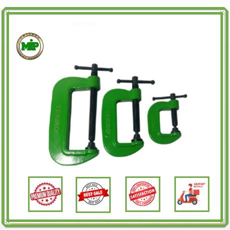 Jual Tekiro Clamp C Set 3 pcs Uk 1" , 2" , 3" | Shopee Indonesia