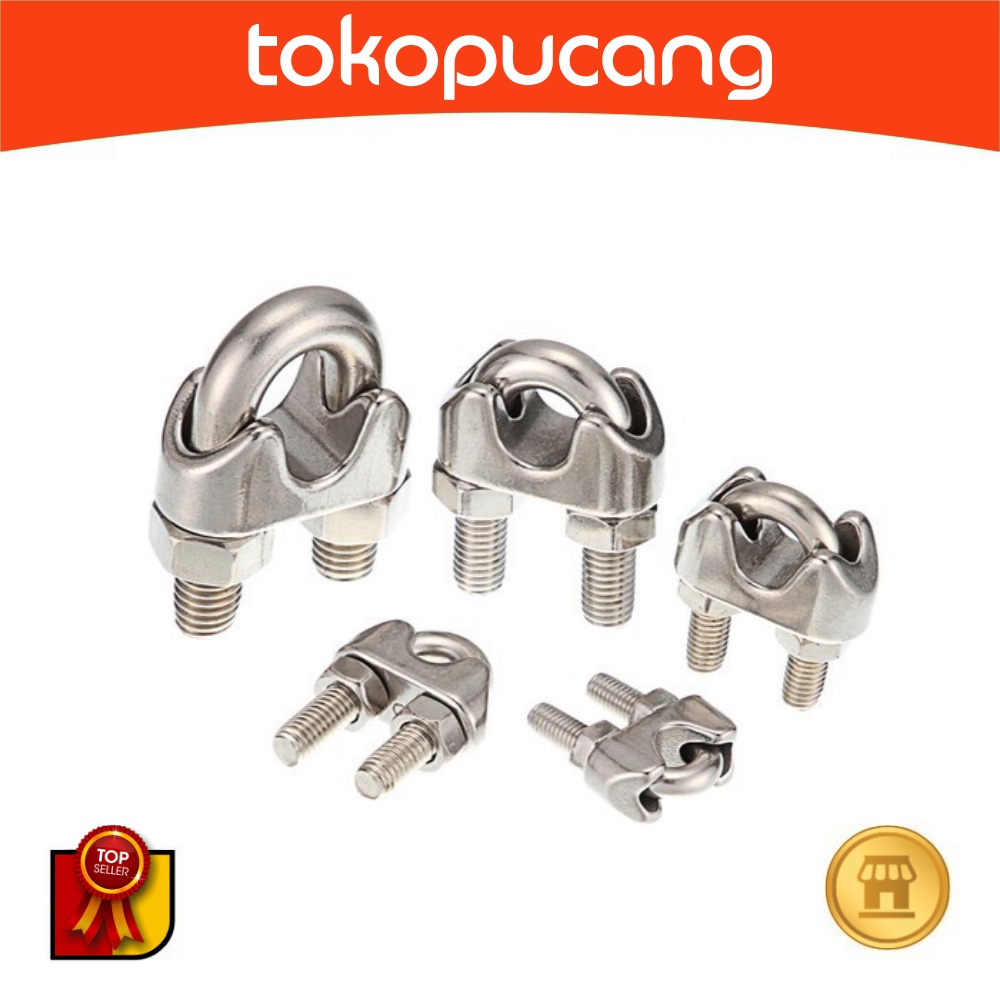 Jual Klem Sling / Klem Seling / Kuku Macan M10 / 10mm ( 3/8" ) Klem ...