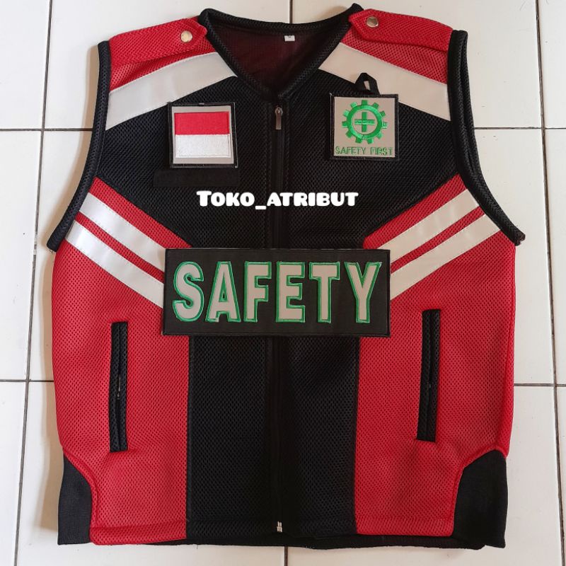 Jual Rompi safety | Rompi proyek | Rompi lapangan | double mrss tebal ...