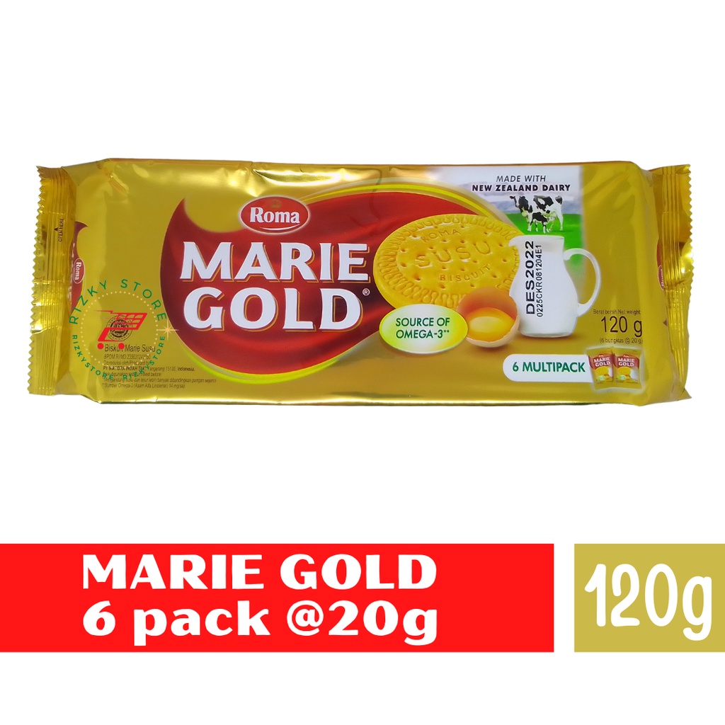 Jual ROMA MARIE GOLD 120gram | Shopee Indonesia